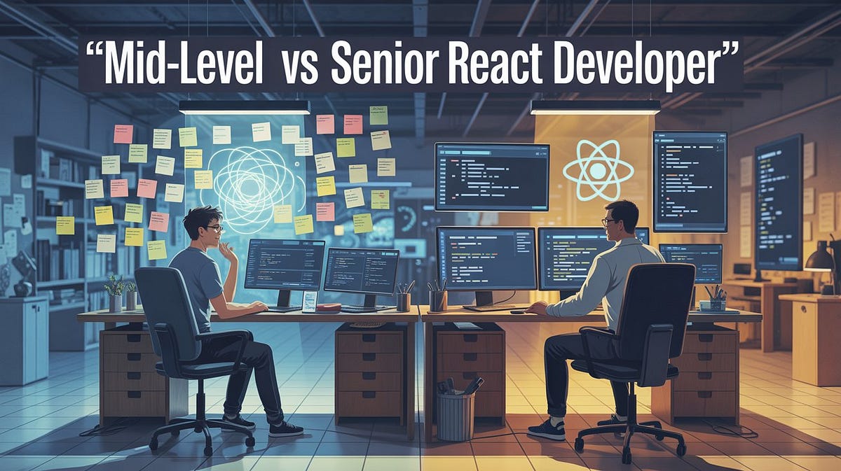 10 React Questions That Separate Mid-Level From Senior Developers | by ...