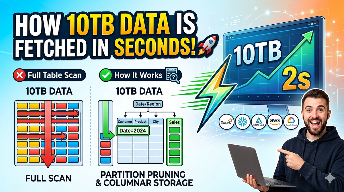 Data Engineer Interview Question : How Partition Pruning and Columnar ...