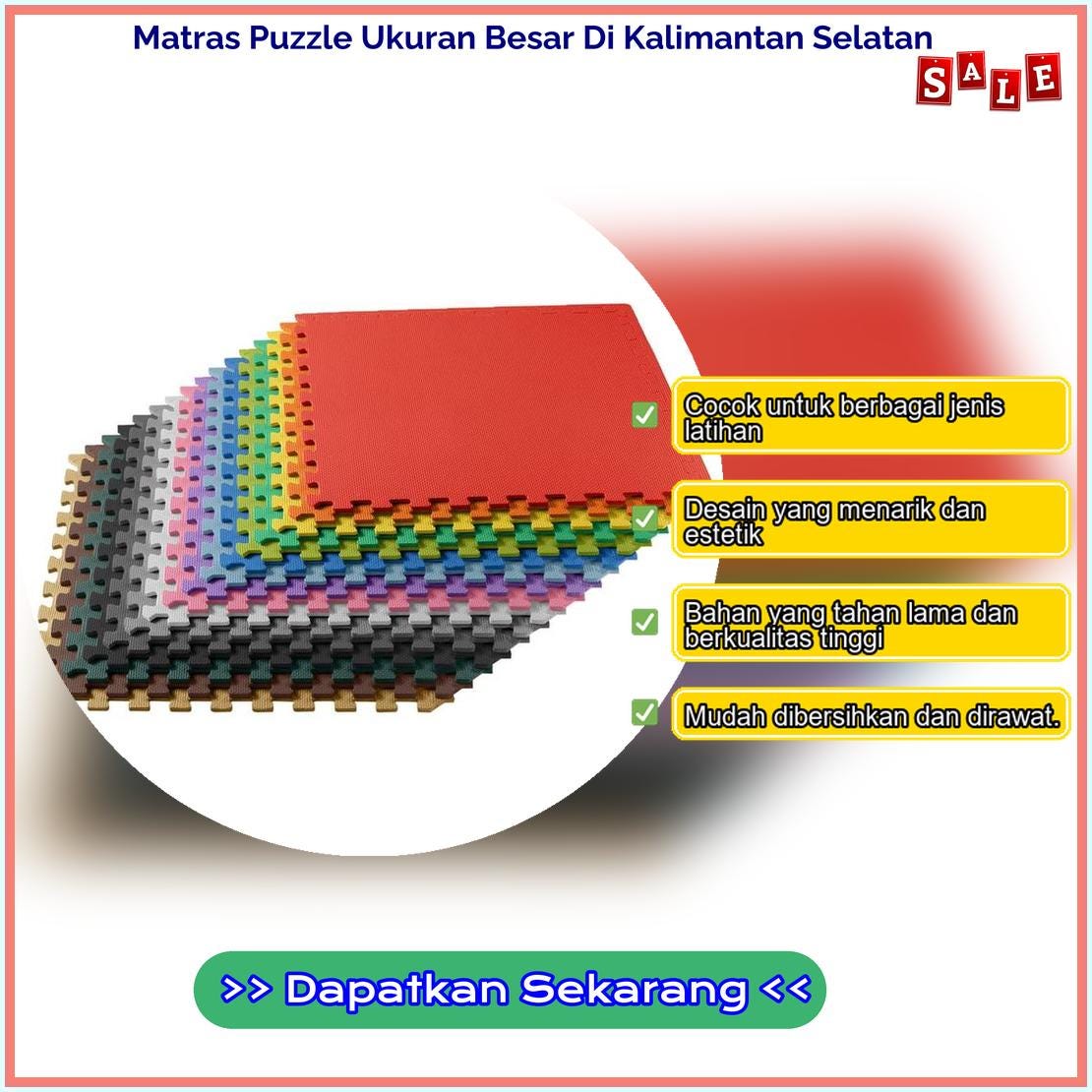 Matras Puzzle Ukuran Besar Di Kalimantan Selatan - Matras Puzzle Tebal ...