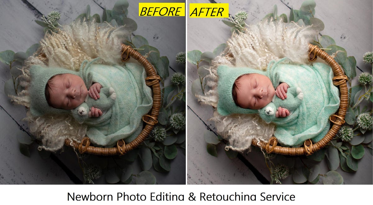 Newborn Photo Editing & Retouching Service - Honeymonsoon - Medium