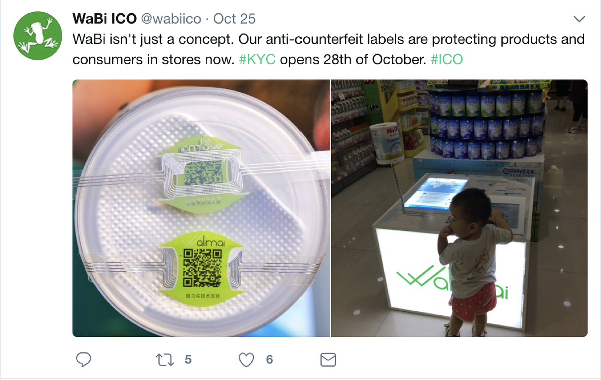 WaBi (蛙币) ready to the moon. “Solving China’s Counterfeiting/Fakes ...