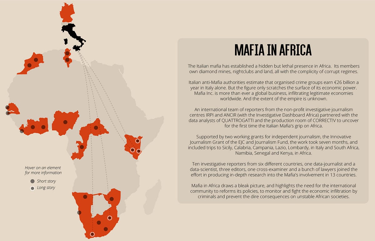 Mafrica. The “j” in data j — mapping Mafia in… | by davide j. mancino ...