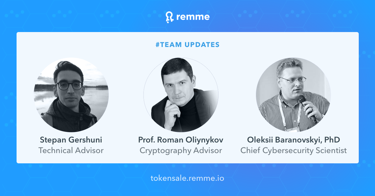 REMME team welcomes new team member and advisors | by Remme | Remme ...