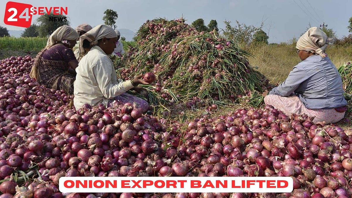 Onion Exports BOOM as India Reopens Doors to Global Markets! - 24 x 7 News - Medium