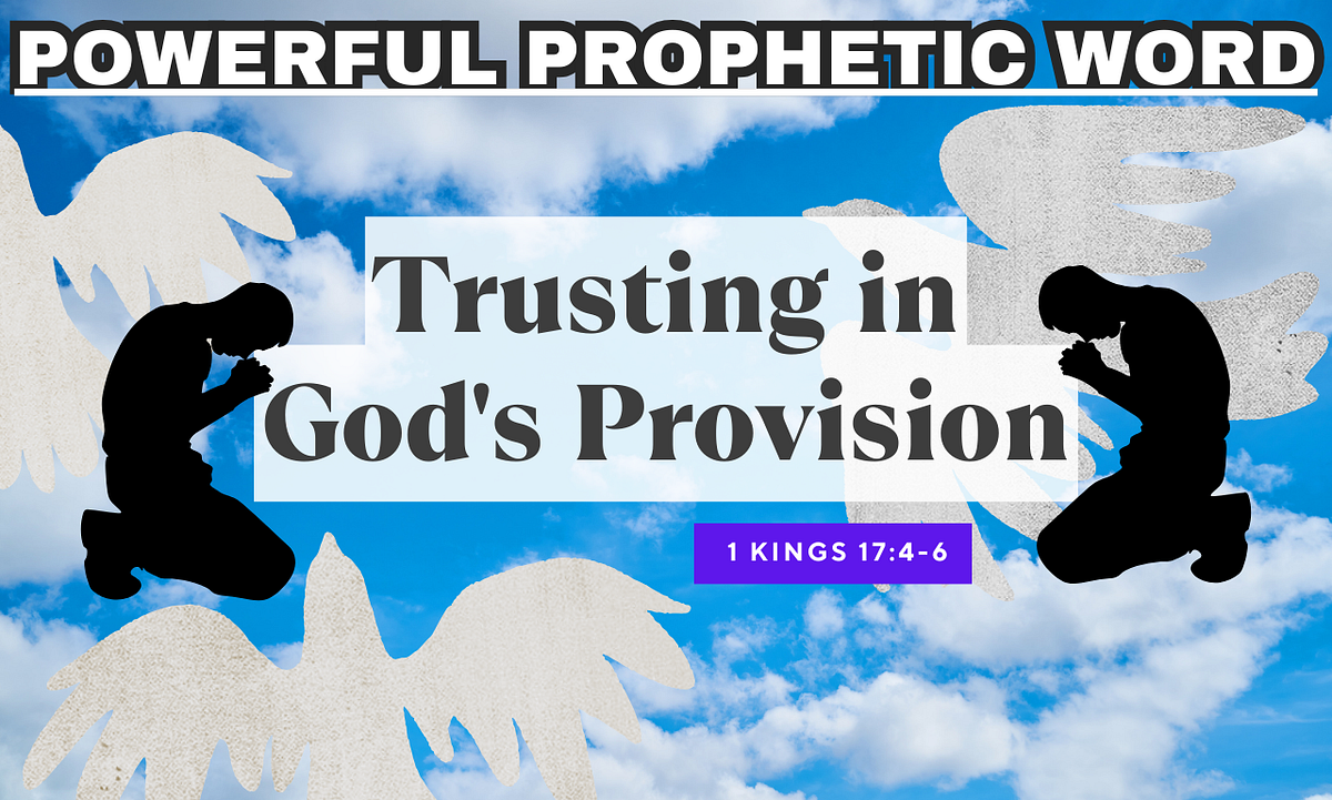 I will give you a prophetic word and counselling unto your life ...
