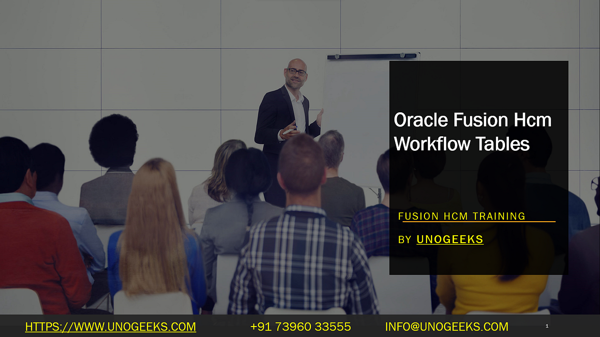 Oracle Fusion Hcm Workflow Tables | by Shiva Yarlagadda | Medium Oracle Fusion Hcm Workflow Tables | by Shiva Yarlagadda | Medium