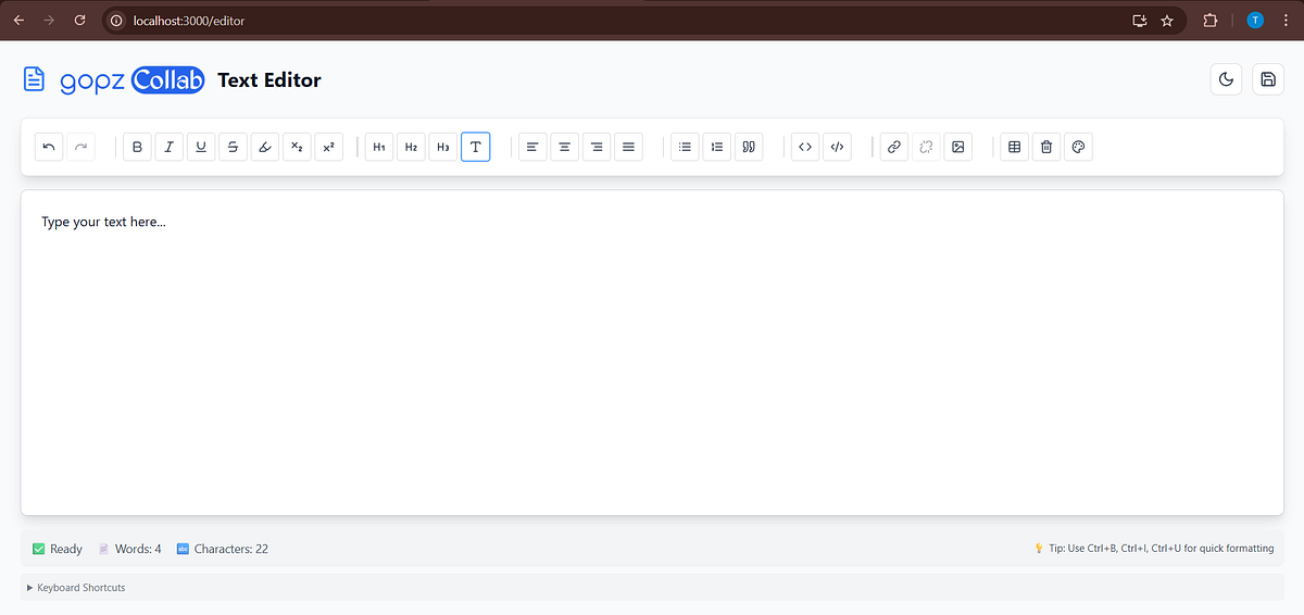 ️Building a Feature-Rich Rich Text Editor with Tiptap and React | by Gopi C K | All About ...