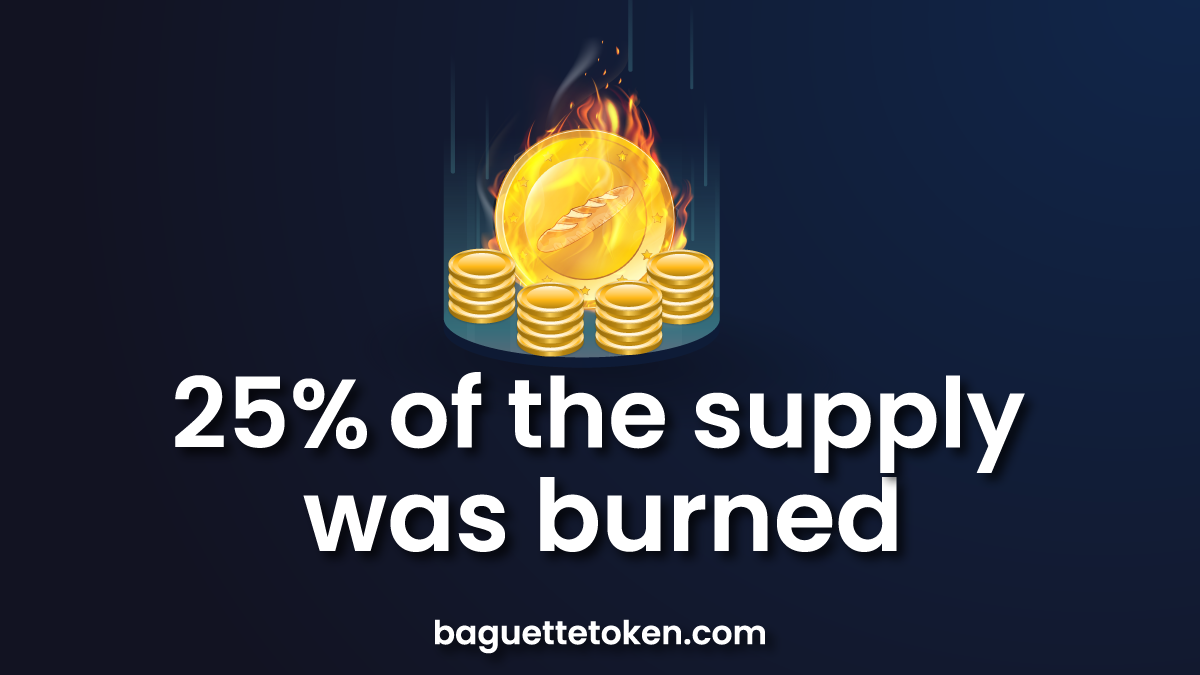 🔥 BGTT BURN 🥖. Baguette Token has reduced its total… | by Baguette ...