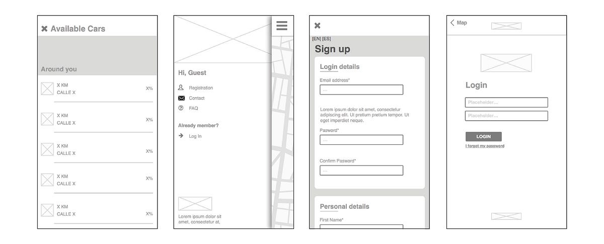 Wireframing exercise in Sketch. A través de este ejercicio, además de ...