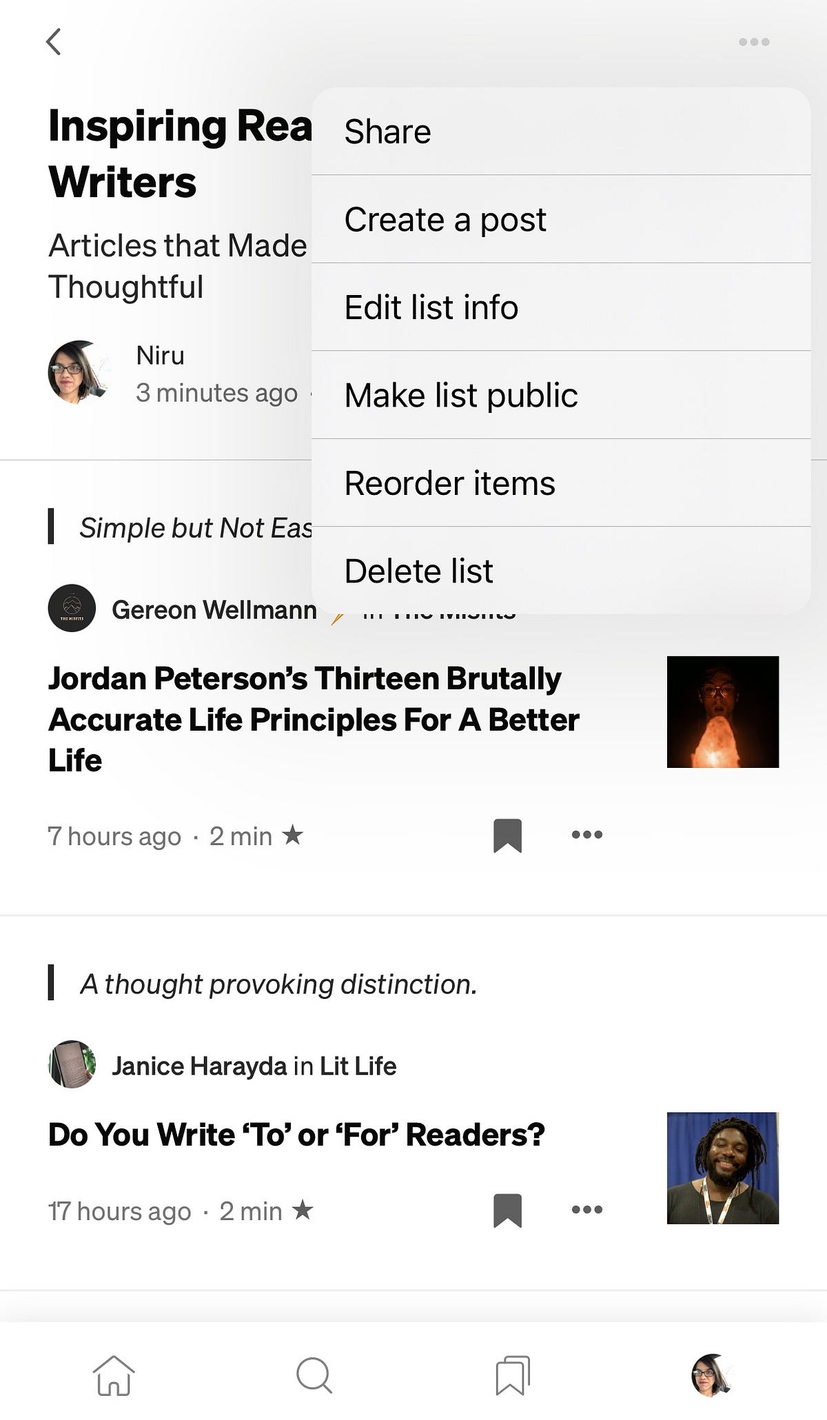 Have you tried Medium’s feature of transforming a list into a post ...