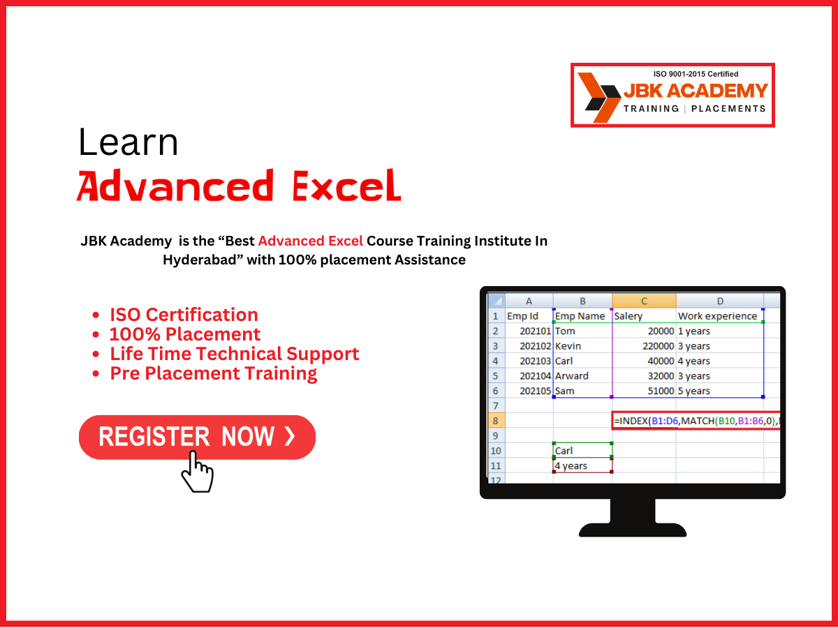 Best Advance Excel Training Institute In Hyderabad | by JBK Academy | Jul, 2024 | Medium