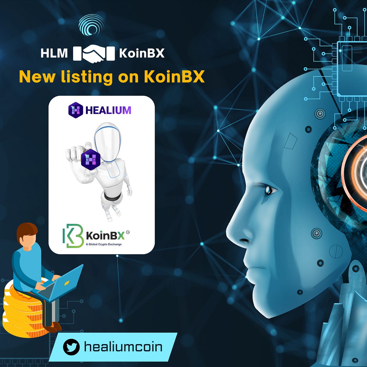 Healium (HLM) Token Listing on Indian Crypto Exchange KoinBX | by ...