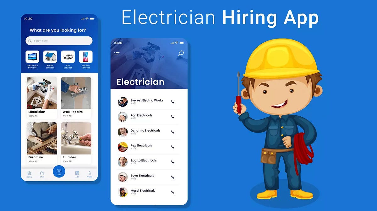 On-Demand Electrician App Development Cost and Features | by Chirag ...
