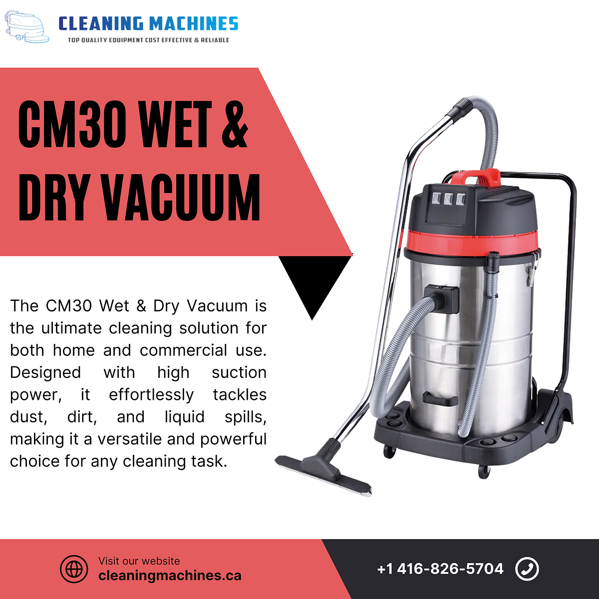 CM30 Wet & Dry Vacuum — Powerful Cleaning Performance! 🏠 - Cleaning ...