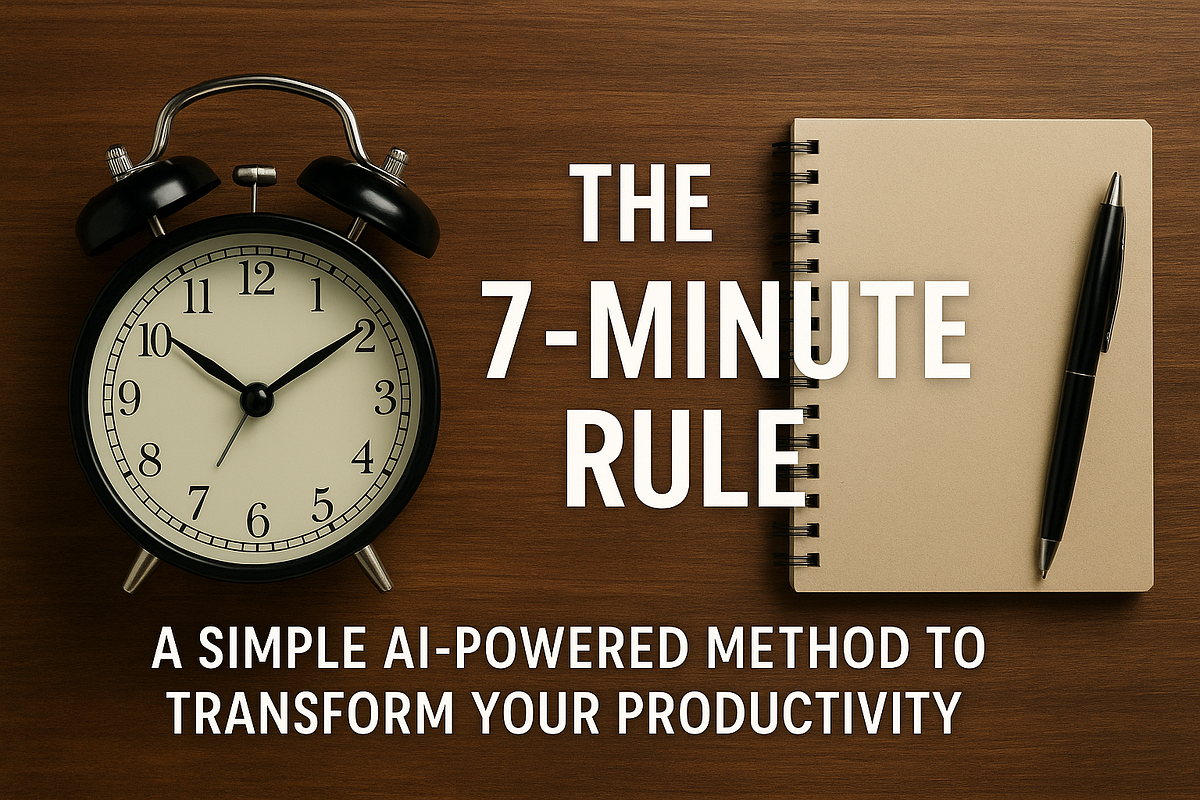 The 7-Minute Rule: A Simple AI-Powered Method to Transform Your ...