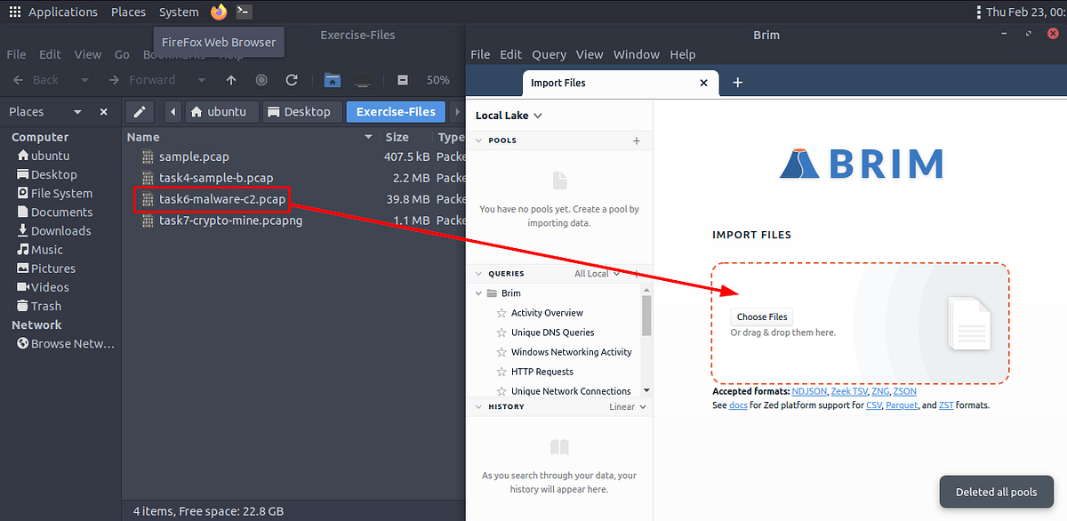 TryHackMe Brim — Task 6 Exercise: Threat Hunting with Brim | Malware C2 ...
