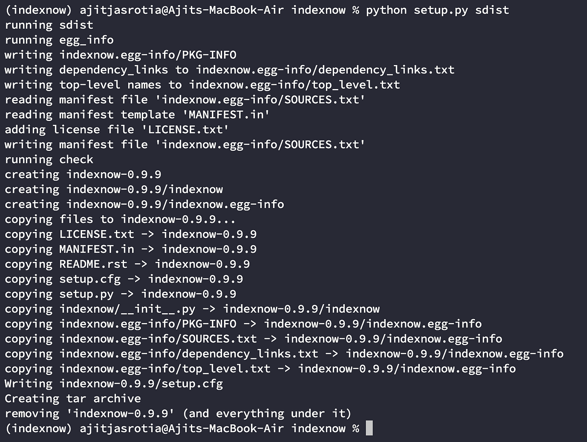Build Your First Pypi Package. Every one of us, at some point in time… | by Ajit Jasrotia | Medium