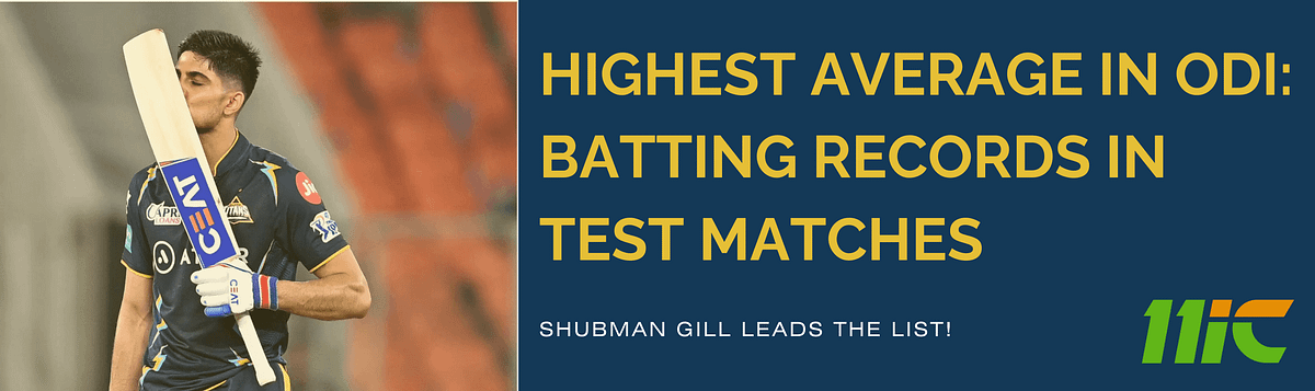 Highest Average in ODI: Batting Records in Test Matches | by Flexi Labs ...