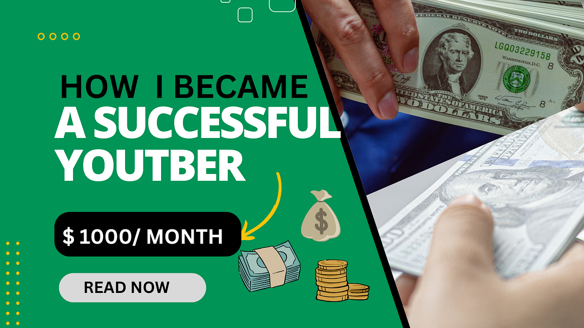 From A Dream To Thriving How I Became The 100k A Month Youtuber With