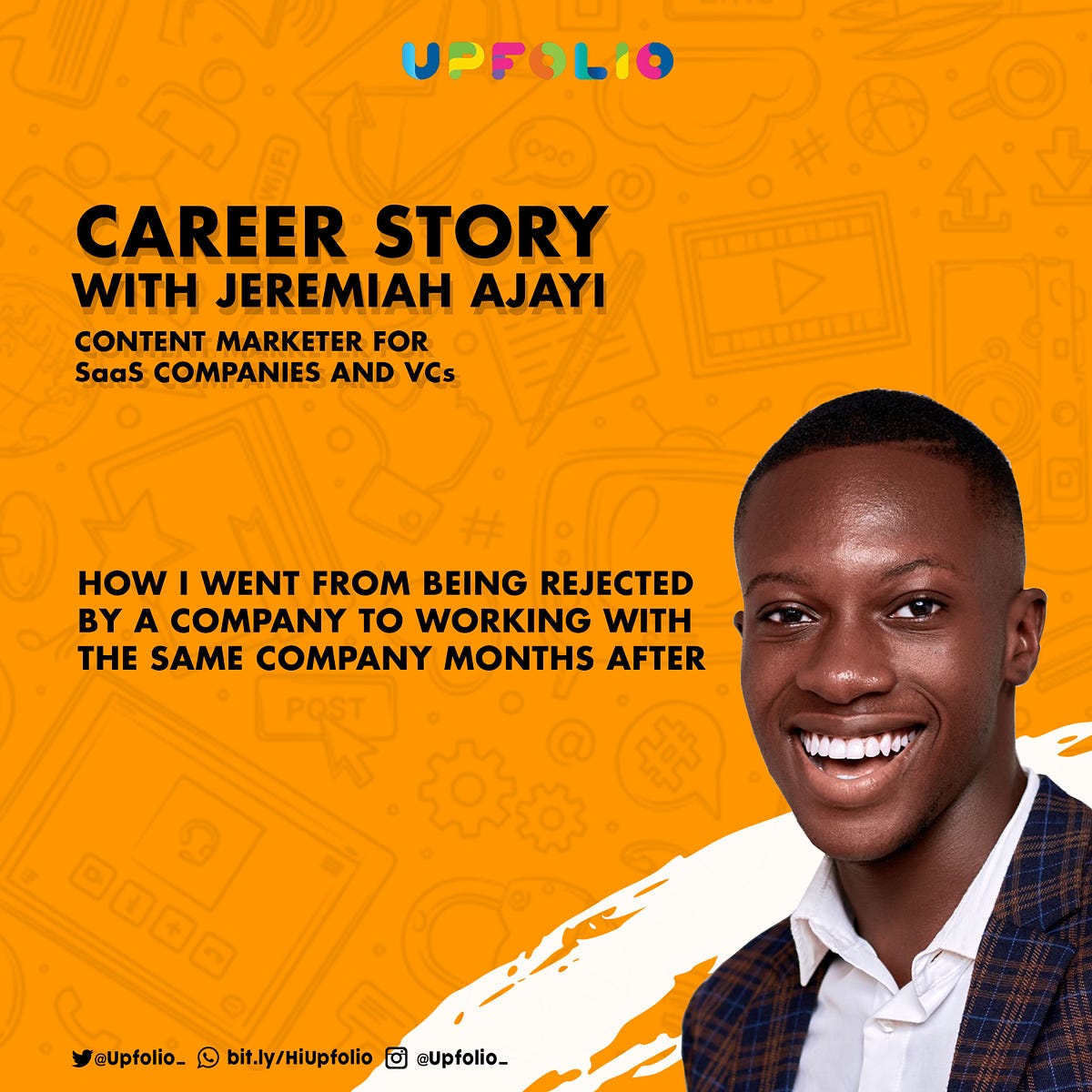 Career Story: Jeremiah Ajayi. In this first episode of Career Story ...