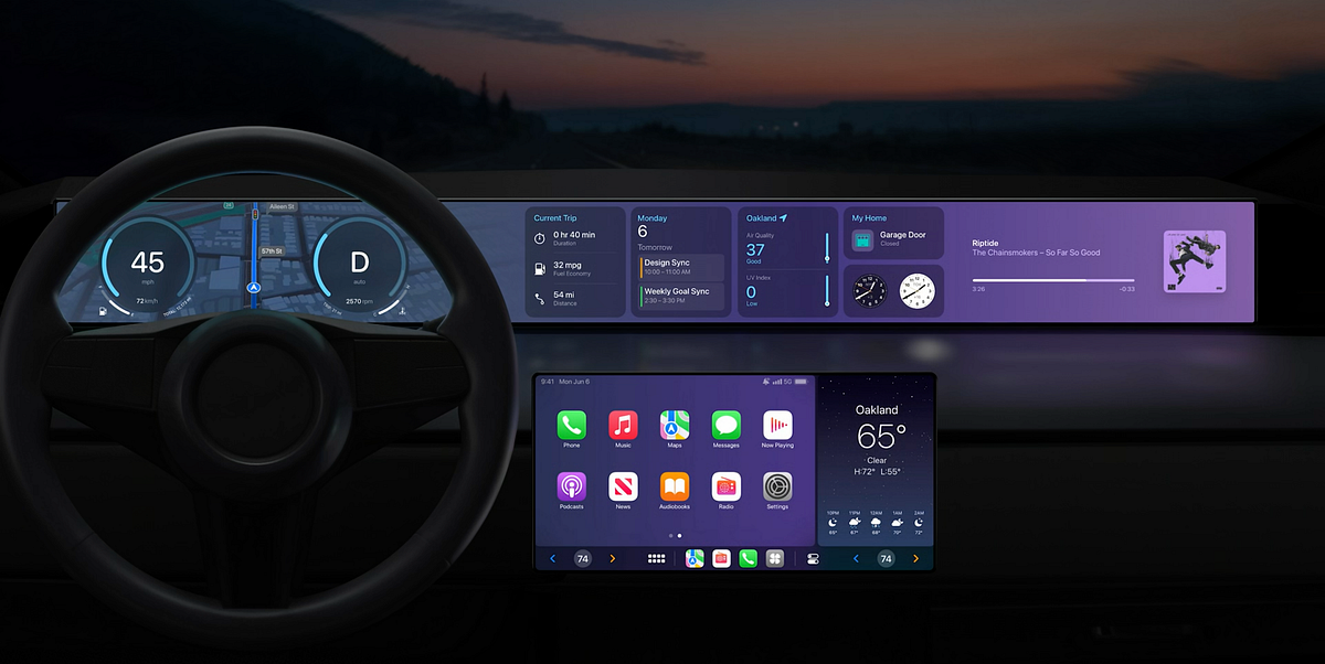 Apple Takes on Tesla’s Infotainment System with the Next Generation of ...
