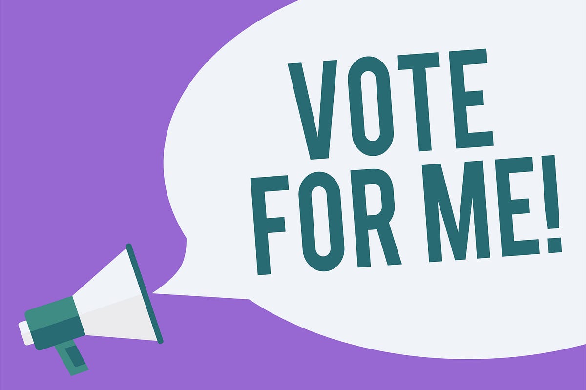 This November, I’m Voting for Me. You’re standing in the voting booth ...