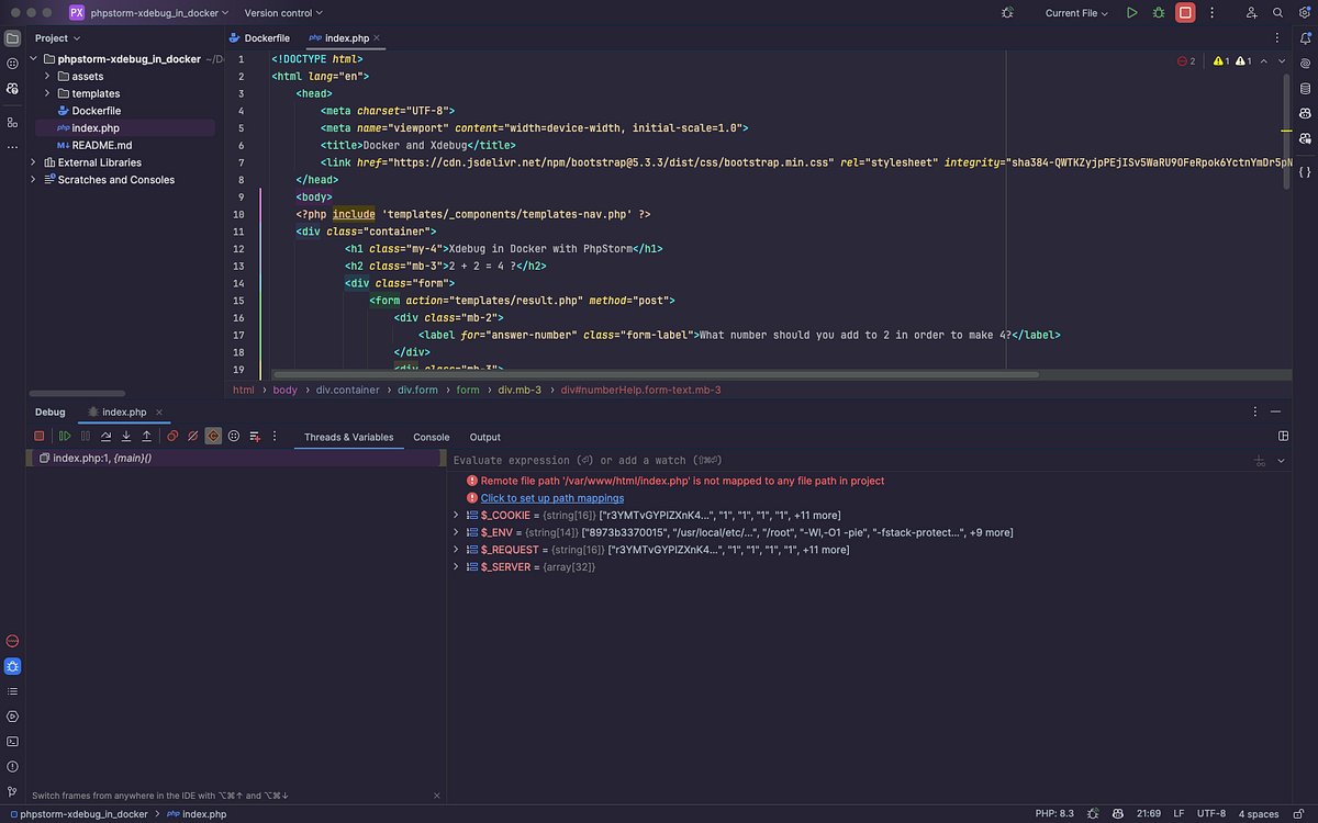 Xdebug Configuration — PhpStorm / Docker | by Arthur Gorden | Oct, 2024 | Medium