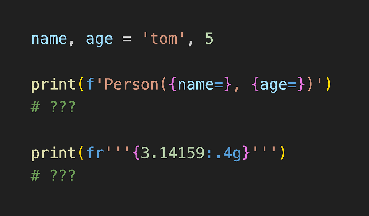15 Things I Regret Not Knowing Earlier About Python Formatted Strings | by Liu Zuo Lin | Level ...