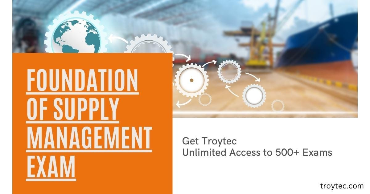 CPSM1 Foundation of Supply Management Exam CPSM | by troytec blog | Medium