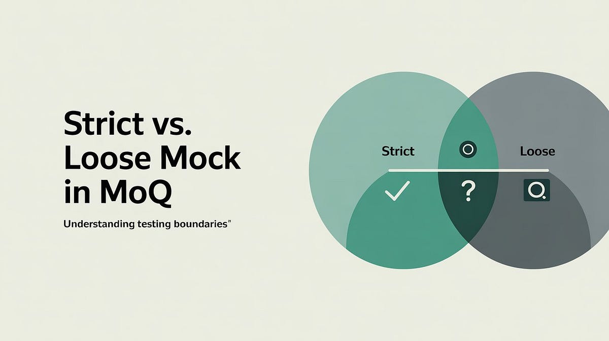 Strict vs Loose Mock in Moq. Imagine you’re directing a play. You… | by ...