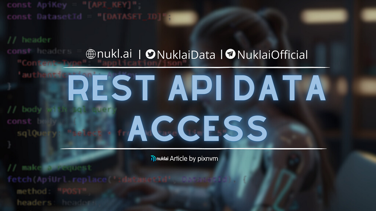 Nuklai | REST API Data Access. Accessing and querying data with… | by pixnvm | May, 2024 | Medium