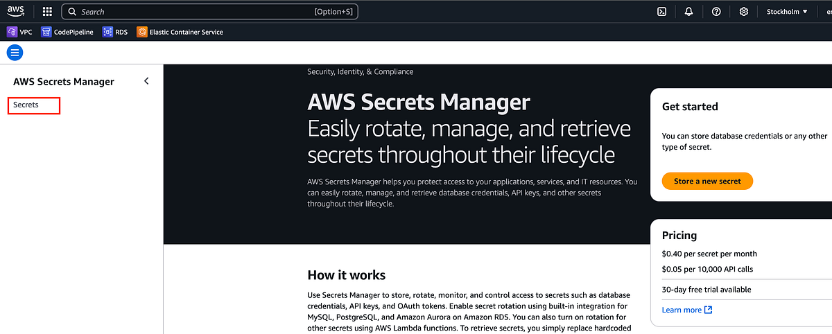 Secure Application Configuration with Spring Boot 3, AWS Secrets Manager, and ECS | by Eray Araz ...