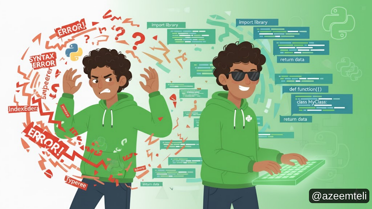 5 Python Error Handling Patterns That’ll Save You From Debugging Nightmares | by Azeem Teli ...