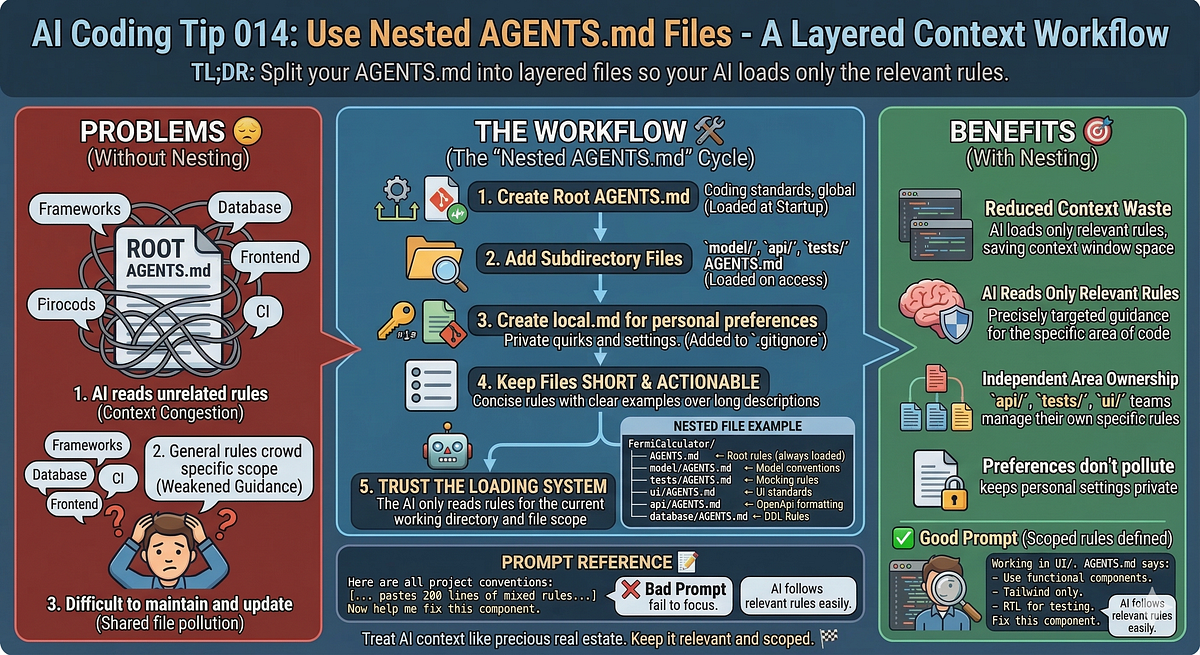 AI Coding Tip 014 — Use Nested AGENTS.md Files | by Maximiliano ...