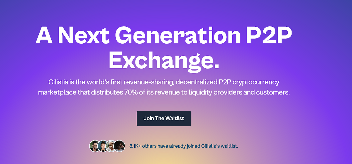 You need to know about the new P2P Crypto Exchange — Cilistia | by ...