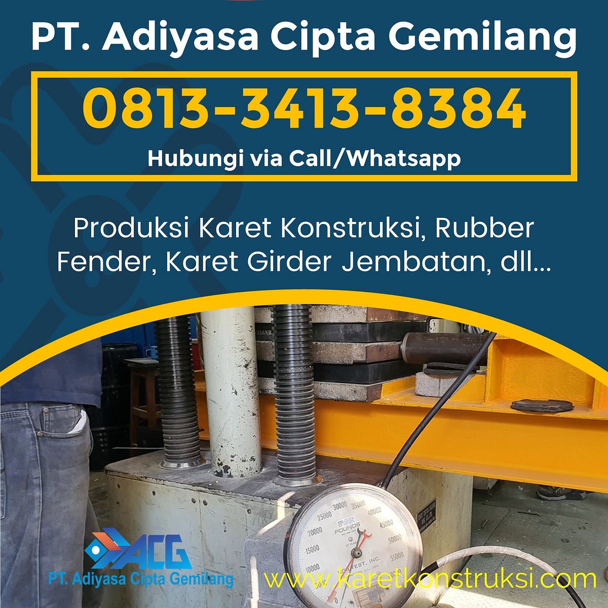 Produsen Karet Jembatan Palembang, Call 0813–3413–8384 | by Farisa Gmacademy | Jun, 2023 | Medium