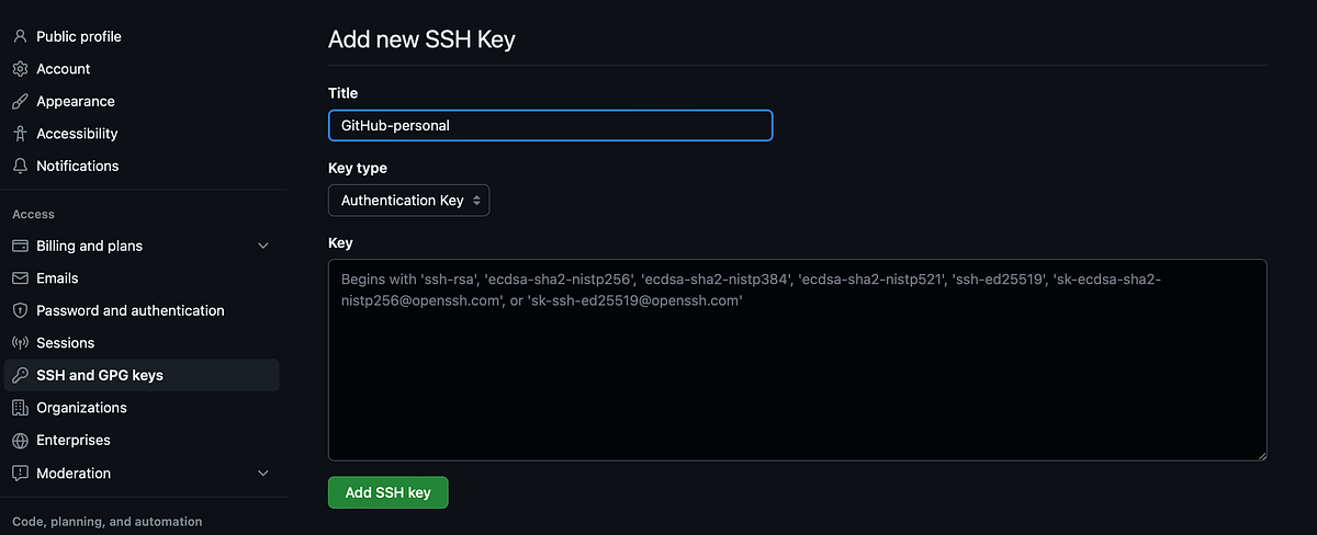 Setup Multiple GitHub Accounts & SSH on Mac | by Anees Iqbal | Oct, 2023 | Medium