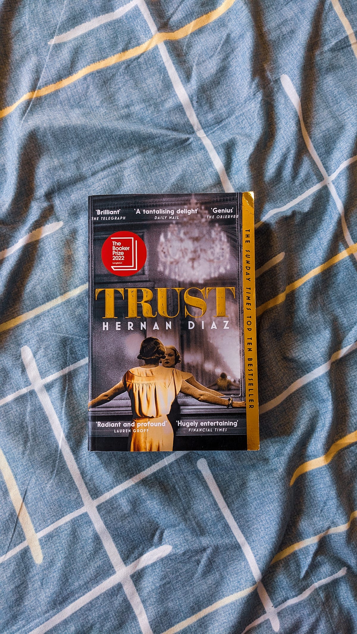Trust by Hernan Diaz. A thought experiment I latched onto… | by Sharanya V | Jan, 2024 | Medium