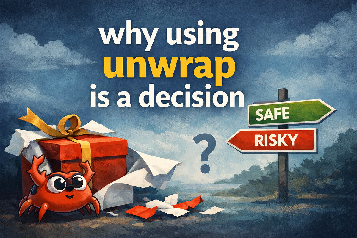 Why using unwrap is a decision. WARNING unwrap when it encounters a ...