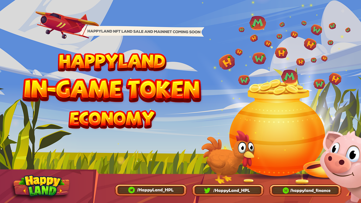 HappyLand In-Game Token Economy. HappyLand NFT land sale and mainnet ...