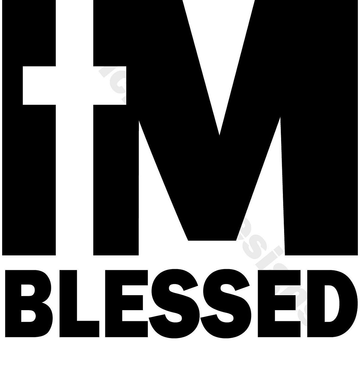 I’M BLESSED SVG Digital Download Christian Svg Cricut silhouette Verse ...