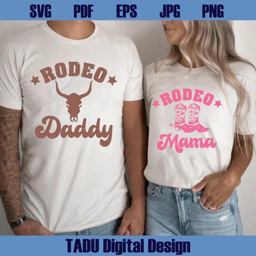 Rodeo Mama Svg Rodeo Daddy Svg Western Matching Svg Western Mama Svg ...
