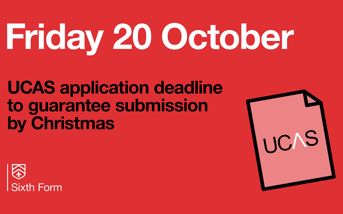 Higher education applications. Yes, it’s that time again. Friday 20 ...