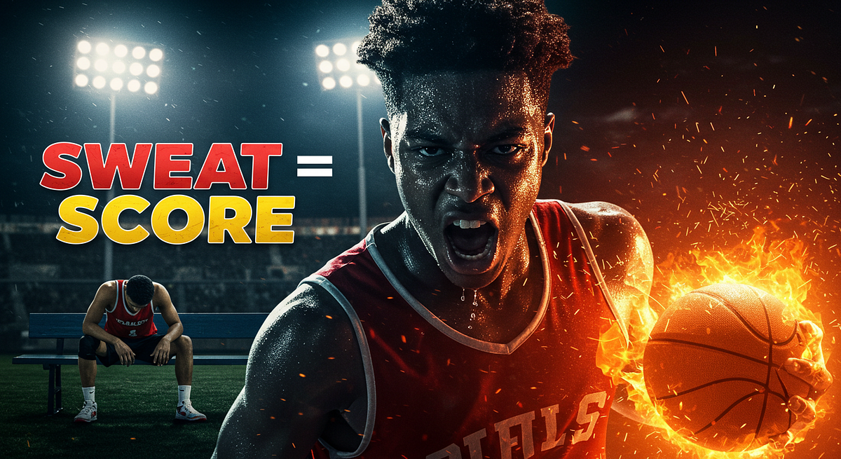 Sweat More, Score More.. How Hard Work Beats Talent in Sports… | by ...