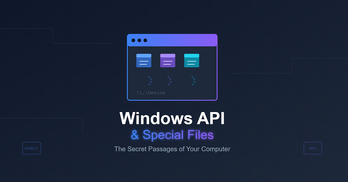 Windows API & Special Files : The Secret Passage of Your Computer | by ...