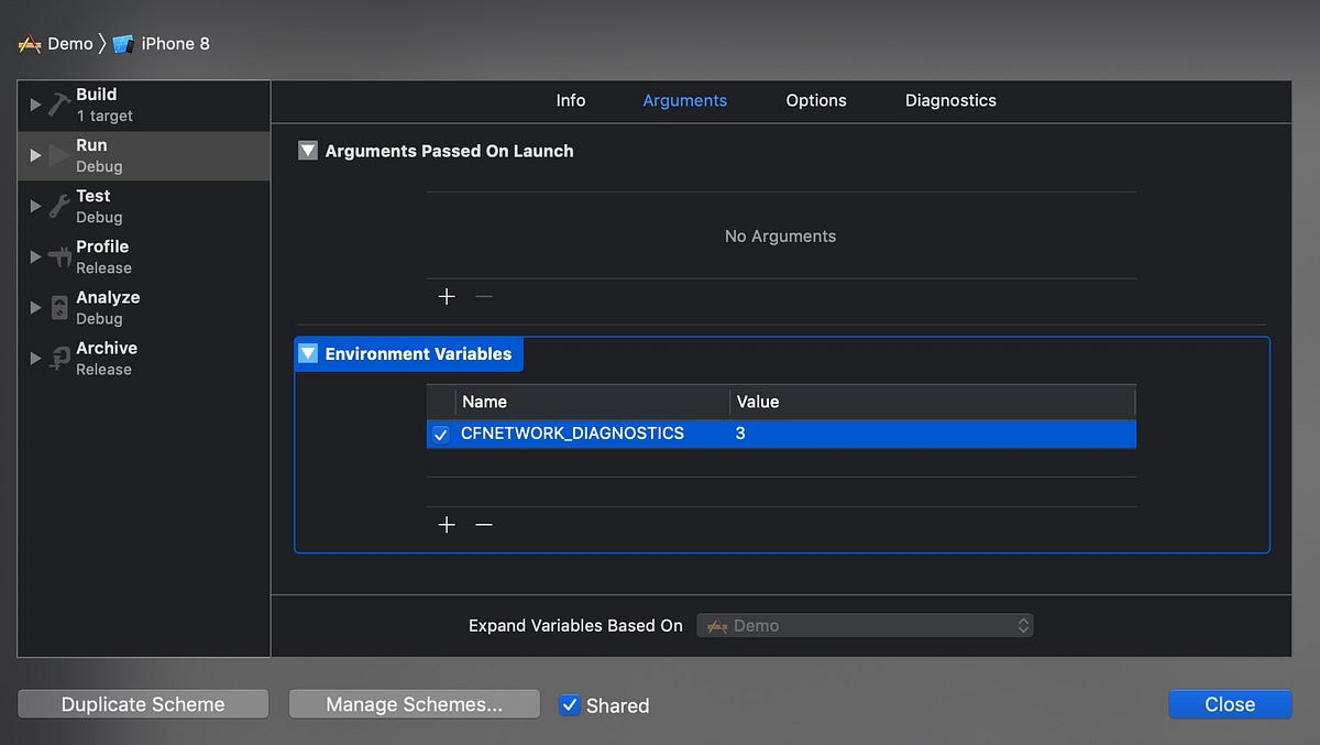 debug 網路問題的 CFNETWORK_DIAGNOSTICS | by 彼得潘的 iOS App Neverland | 彼得潘的 Swift iOS App 開發問題解答集 | Medium
