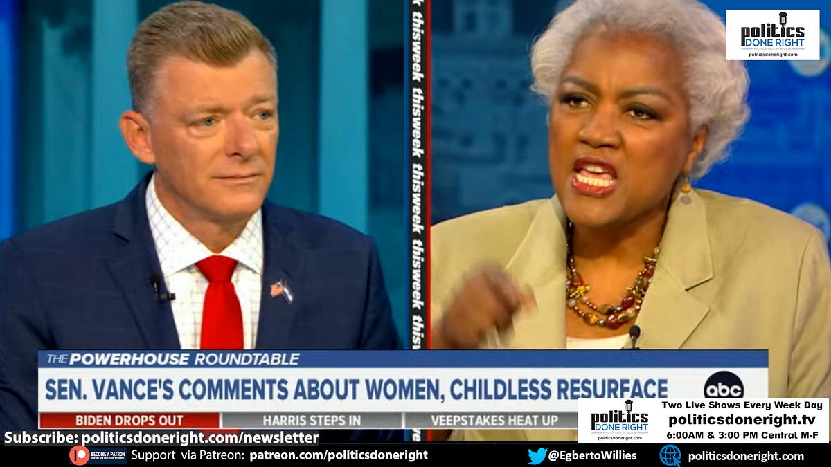 Watch Donna Brazile destroy GOP pundit’s defense of JD Vance’s ...