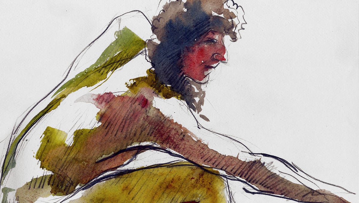 5 Nudes: Tam. Five life drawings of one model | by Simon Goss | Counter ...