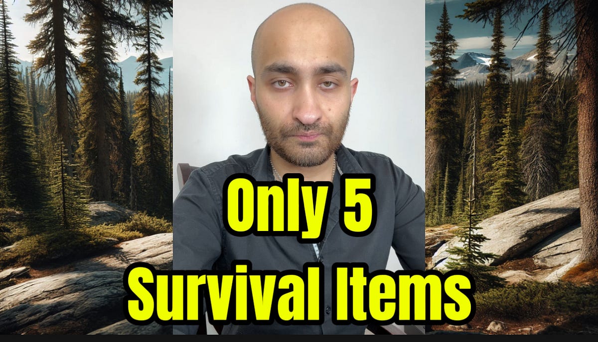 If I Could Only Pick 5 Survival Items… | by Shahzad Kayani | Nov, 2024 ...