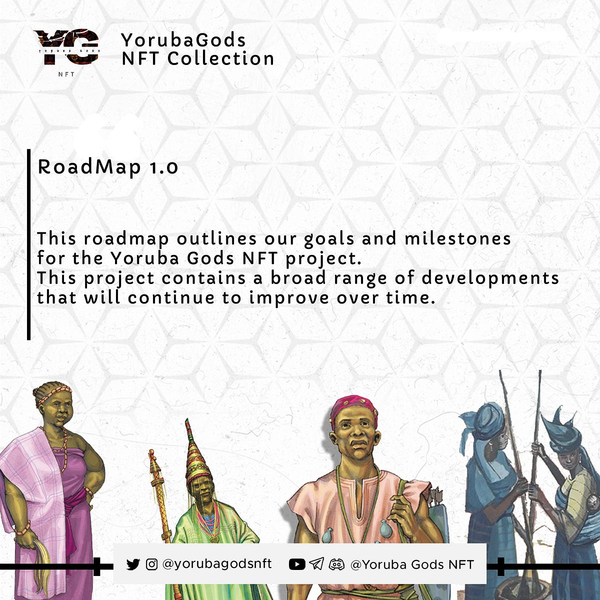 YG NFT ROAD MAP. Yoruba Gods NFT RoadMap | by YorubaGods NFT | Medium